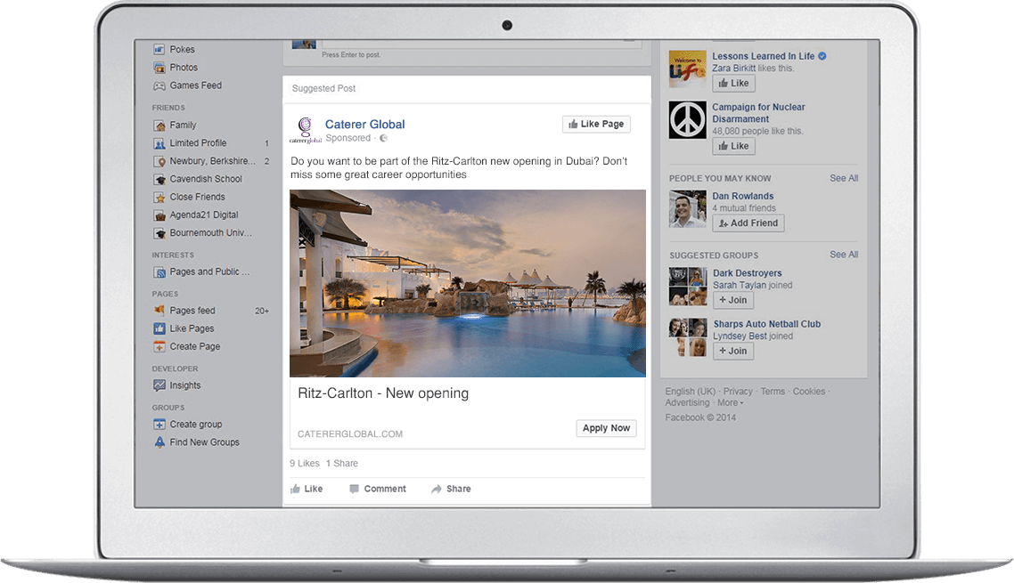 Social job | CatererGlobal